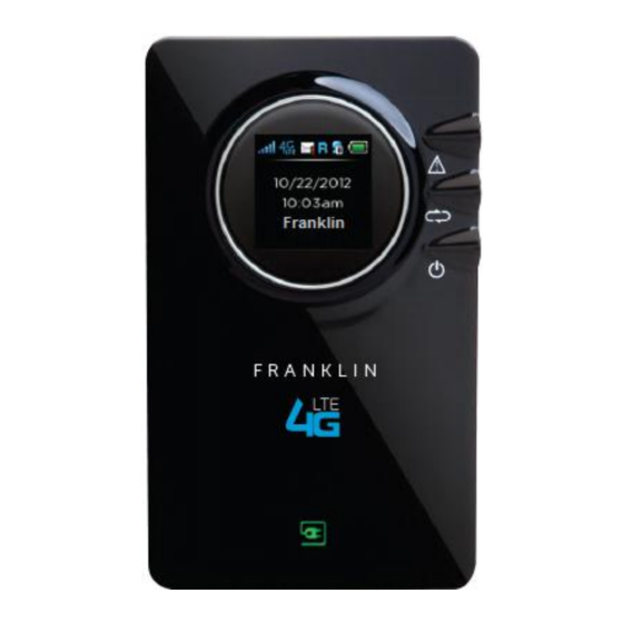 FRANKLIN WIRELESS R774 USER MANUAL Pdf Download | ManualsLib