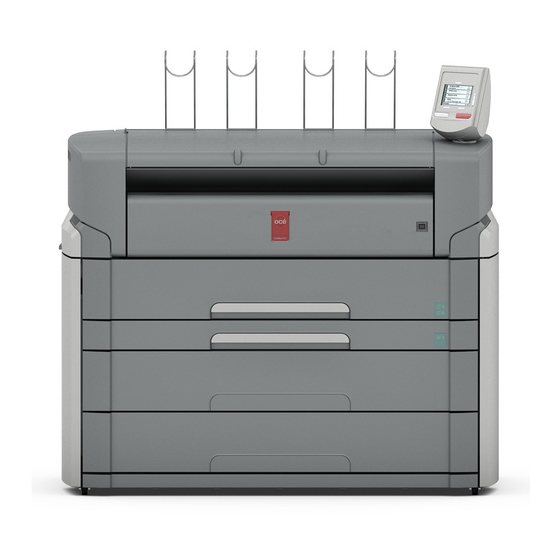 OCE PLOTWAVE 750 OPERATION MANUAL Pdf Download | ManualsLib