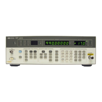 HP 8657 SERIES TECHNICAL DATA MANUAL Pdf Download | ManualsLib