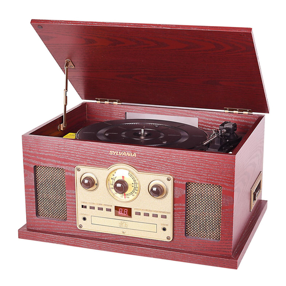 SYLVANIA NOSTALGIA SRCD838BT INSTRUCTION MANUAL Pdf Download | ManualsLib