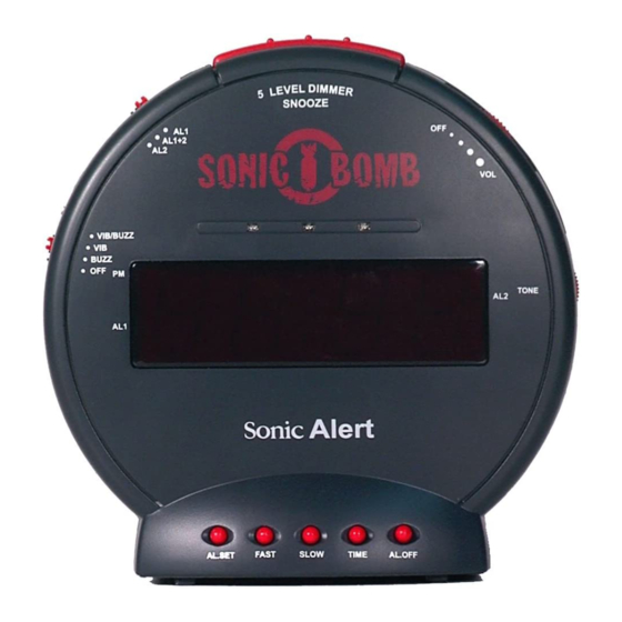 SONIC ALERT SBB500SS OPERATION INSTRUCTIONS Pdf Download | ManualsLib