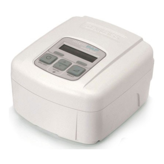 DEVILBISS INTELLIPAP DV53 STANDARD PLUS CPAP SERIES USER MANUAL Pdf ...