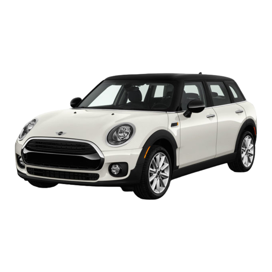 MINI CLUBMAN OWNER'S MANUAL Pdf Download | ManualsLib