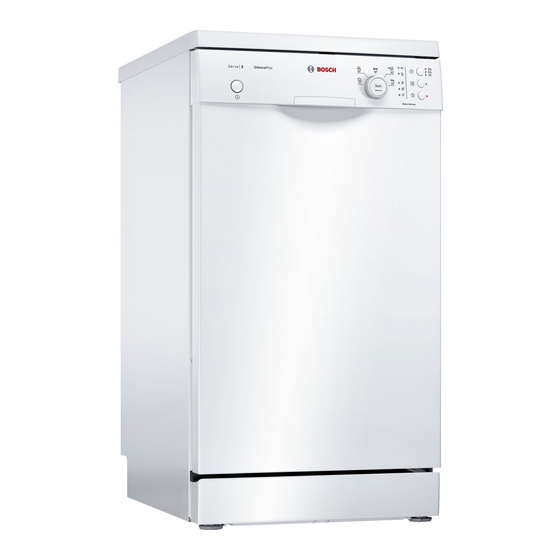 BOSCH SMS 30E02 OPERATING INSTRUCTIONS MANUAL Pdf Download | ManualsLib