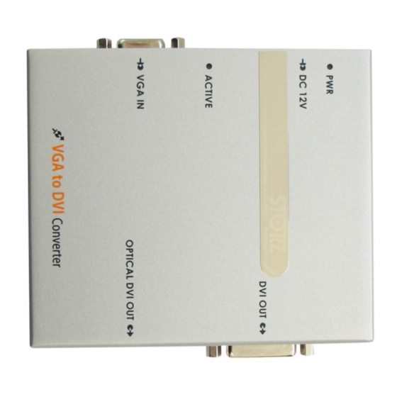 Avenview Fo Vga Dvi User Manual Pdf Download Manualslib