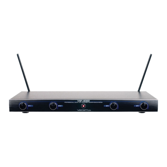 VOCOPRO VHF-4000 OWNER'S MANUAL Pdf Download | ManualsLib