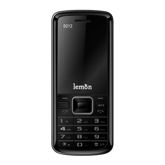 LEMON DUO212 USER MANUAL Pdf Download | ManualsLib