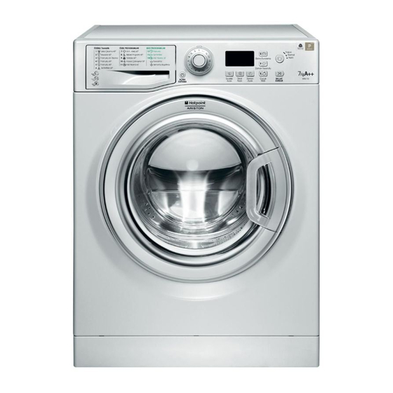 HOTPOINT ARISTON WMG 722 INSTRUCTIONS FOR USE MANUAL Pdf Download ...