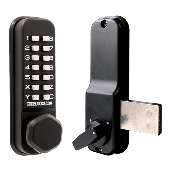CODELOCKS CODELOCK 100 INSTRUCTIONS FOR USE Pdf Download | ManualsLib