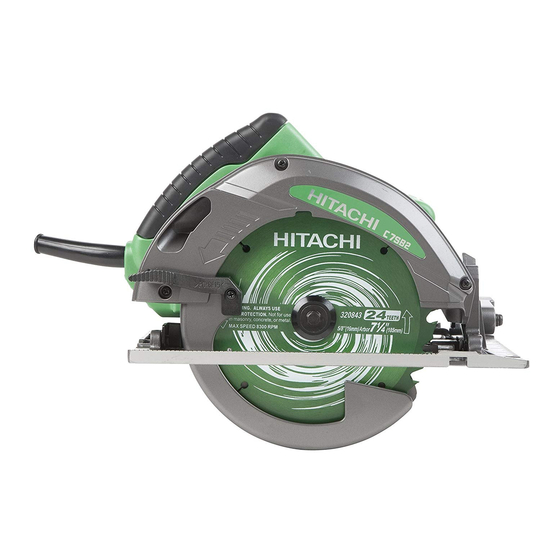 HITACHI KOKI C 7SB2 HANDLING INSTRUCTIONS MANUAL Pdf Download | ManualsLib