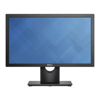 DELL E1916H USER MANUAL Pdf Download | ManualsLib