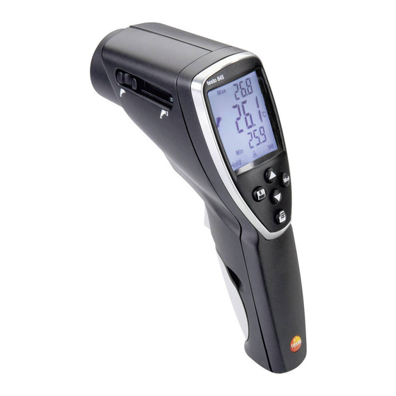 TESTO 845 INSTRUCTION MANUAL Pdf Download | ManualsLib