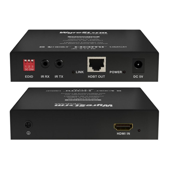 WYRESTORM EXPRESS EXP-EX-HDBT-50 INSTRUCTION MANUAL Pdf Download | ManualsLib