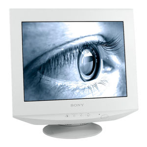 SONY TRINITRON CPD-G500 SERVICE MANUAL Pdf Download | ManualsLib