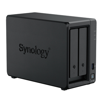 SYNOLOGY DS725+ PRODUCT MANUAL Pdf Download | ManualsLib