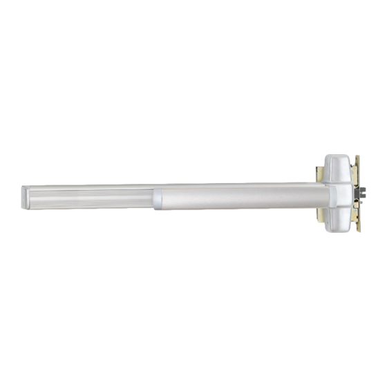 VON DUPRIN 98 9975 SERIES DOOR OPENING SYSTEM INSTALLATION INSTRUCTIONS VON DUPRIN 98 9975 SERIES DOOR OPENING SYSTEM INSTALLATION INSTRUCTIONS