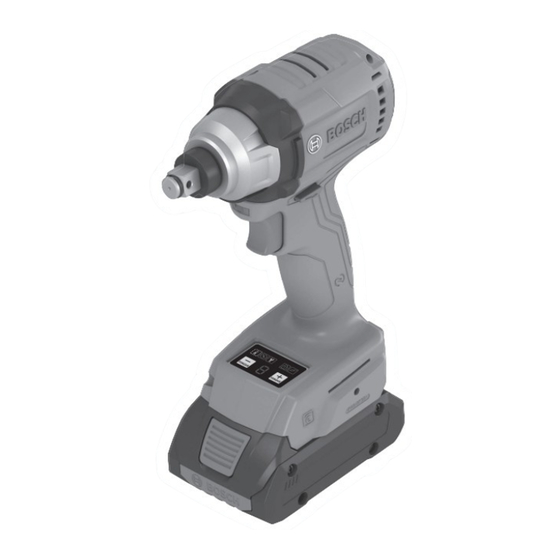 BOSCH INDUSTRIAL IDS 18V-200 T ORIGINAL INSTRUCTIONS MANUAL Pdf ...