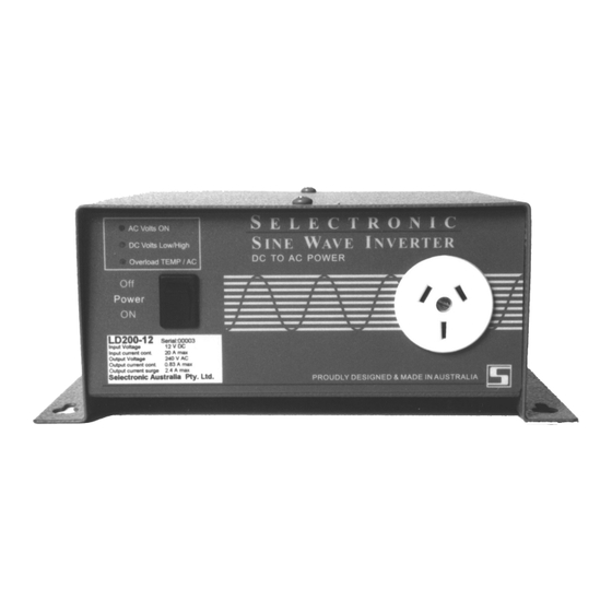 Selectronic LD200-12 Manuals | ManualsLib