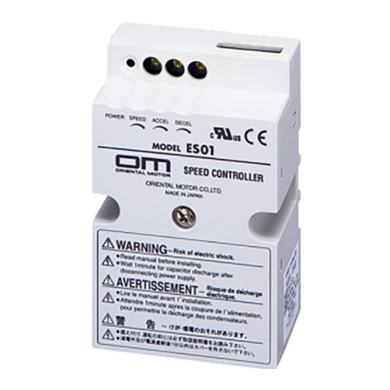 ORIENTAL MOTOR ES02 OPERATING MANUAL Pdf Download | ManualsLib