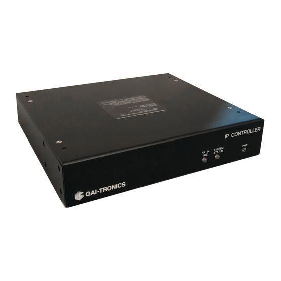 GAI-TRONICS 013-02-0096-001 INSTALLATION INSTRUCTIONS MANUAL Pdf Download | ManualsLib
