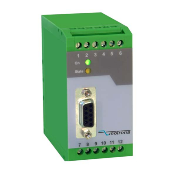 MOTRONA IV 251 MEDIA CONVERTER OPERATING INSTRUCTIONS MANUAL | ManualsLib