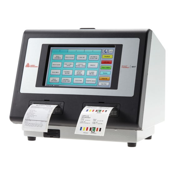 AVERY DENNISON MONARCH 9417+ QUICK REFERENCE MANUAL Pdf Download ...