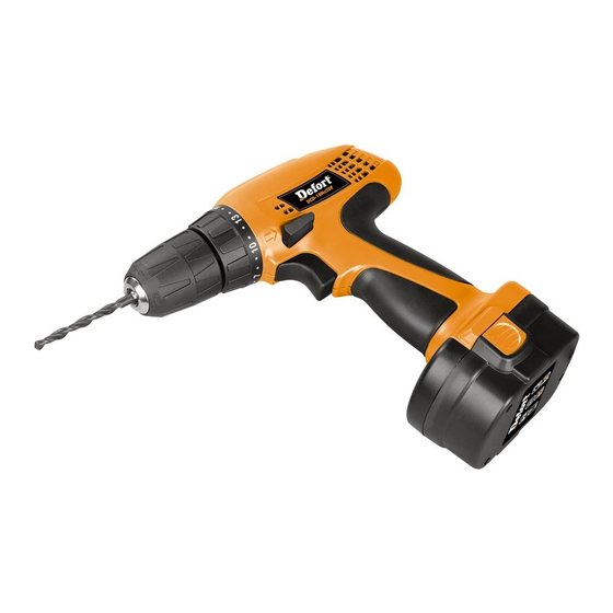 DEFORT DCD-18NX2DF USER MANUAL Pdf Download | ManualsLib