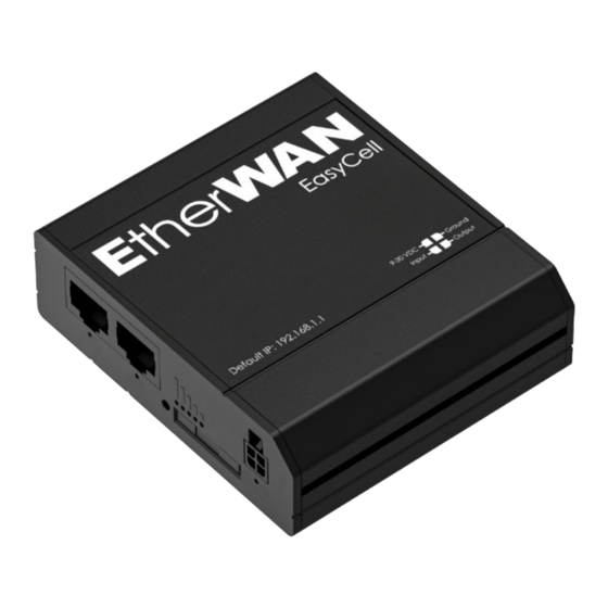 ETHERWAN EASYCELL QUICK INSTALLATION MANUAL Pdf Download | ManualsLib
