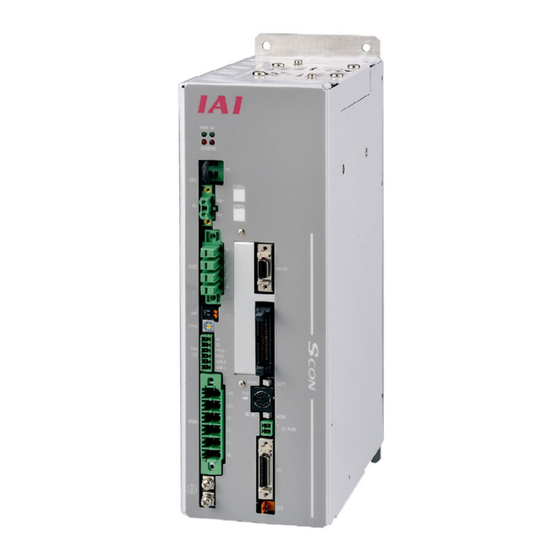 IAI SCON-CB SERIES INSTRUCTION MANUAL Pdf Download | ManualsLib