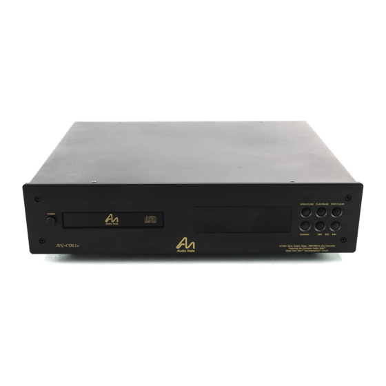 AUDIO NOTE CD2.1X OWNER'S INFORMATION Pdf Download | ManualsLib