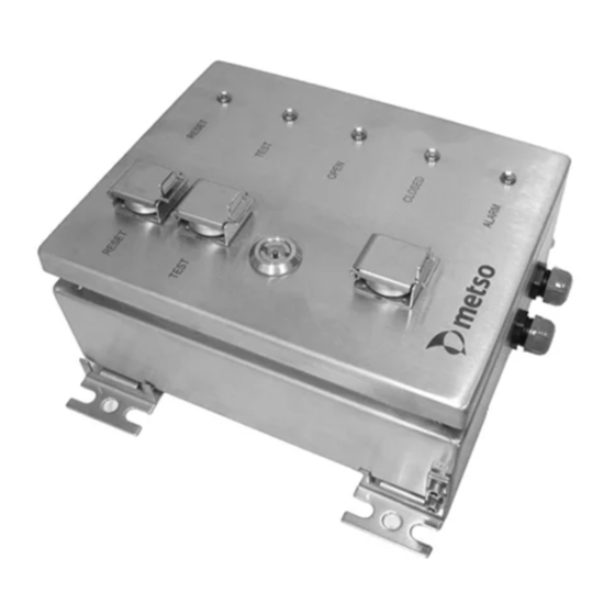 METSO LCP9H SERIES INSTALLATION, MAINTENANCE AND OPERATING INSTRUCTION ...