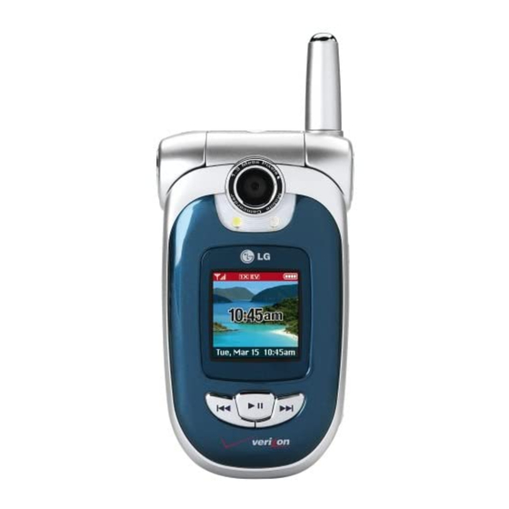 LG VX8100 CELL PHONE BROCHURE | ManualsLib