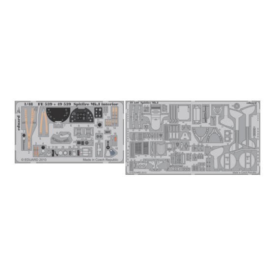 EDUARD SPITFIRE MK.I S.A. QUICK START MANUAL Pdf Download | ManualsLib