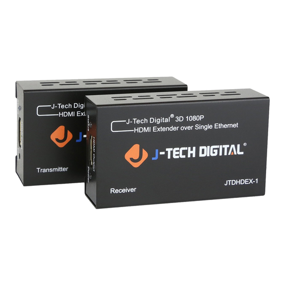 J-TECH DIGITAL JTDHDEX-1 USER MANUAL Pdf Download | ManualsLib
