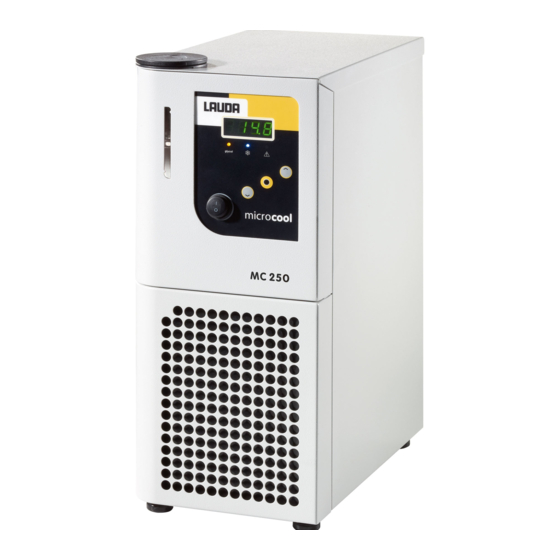 LAUDA MICROCOOL MC 250 OPERATION MANUAL Pdf Download | ManualsLib