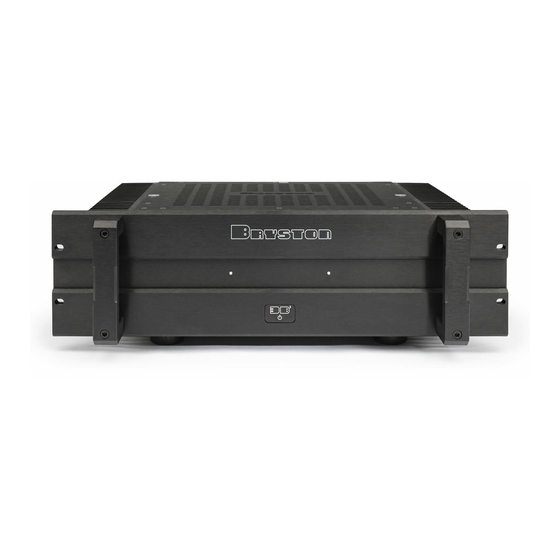 BRYSTON 3B AMPLIFIER OWNER'S MANUAL | ManualsLib
