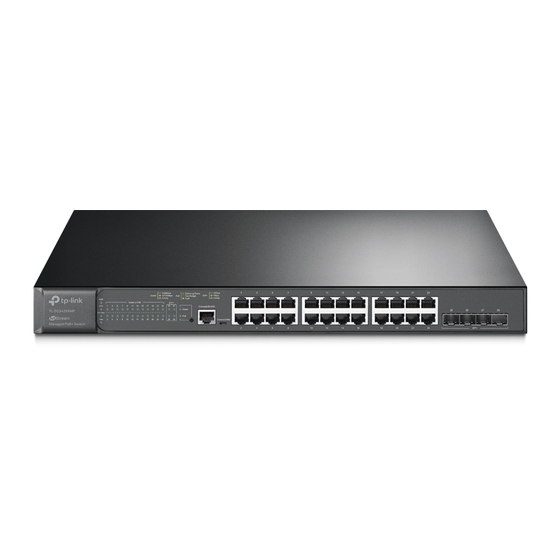 TP-LINK JETSTREAM TL-SG3428XMP USER MANUAL Pdf Download | ManualsLib