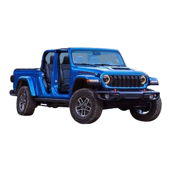 JEEP GLADIATOR 2025 OWNER'S HANDBOOK MANUAL Pdf Download | ManualsLib
