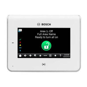 User Manuals: Bosch B942 Touch Screen Keypad