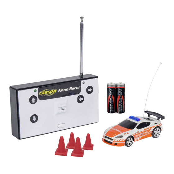 CARSON NANO RACER INSTRUCTION MANUAL Pdf Download | ManualsLib