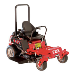 COX CRUISER ZTR OWNER'S/OPERATOR'S MANUAL Pdf Download | ManualsLib