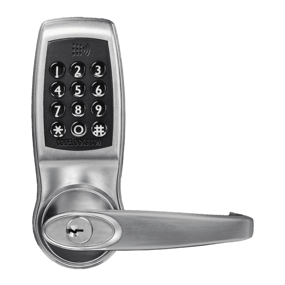 CODELOCKS CL4500 PROGRAMMING & OPERATING INSTRUCTIONS MANUAL Pdf ...