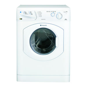 HOTPOINT AQUARIUS WF101 INSTRUCTIONS FOR INSTALLATION AND USE MANUAL ...