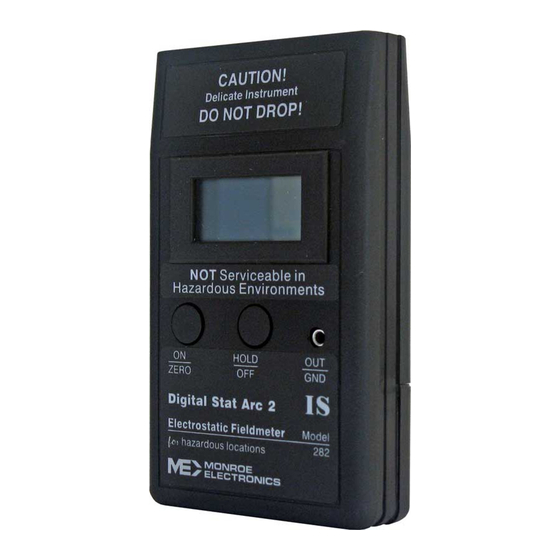 MONROE ELECTRONICS DIGITAL STAT-ARC 2 OPERATOR'S MANUAL Pdf Download ...