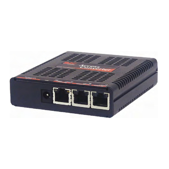 IMC NETWORKS ACCESS CONVERTER/3 OPERATION MANUAL Pdf Download | ManualsLib