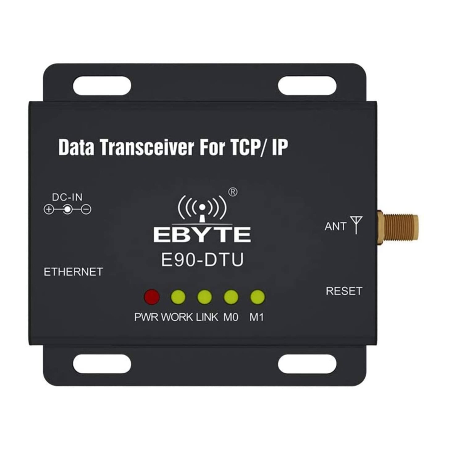 EBYTE E90-DTU USER MANUAL Pdf Download | ManualsLib