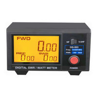 Nissei DG-503 Digital SWR & Watt Meter Service Manual | ManualsLib