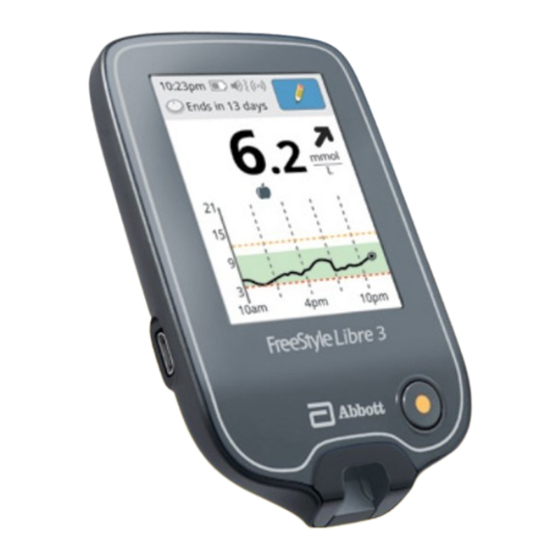 ABBOTT FREESTYLE LIBRE 3 USER MANUAL Pdf Download | ManualsLib
