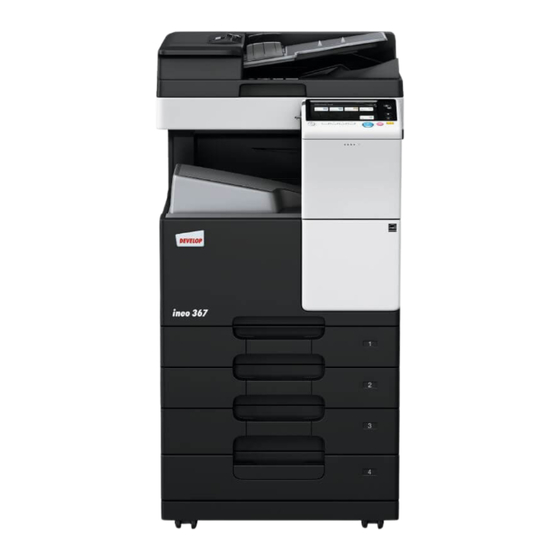 DEVELOP INEO 287 QUICK MANUAL Pdf Download | ManualsLib