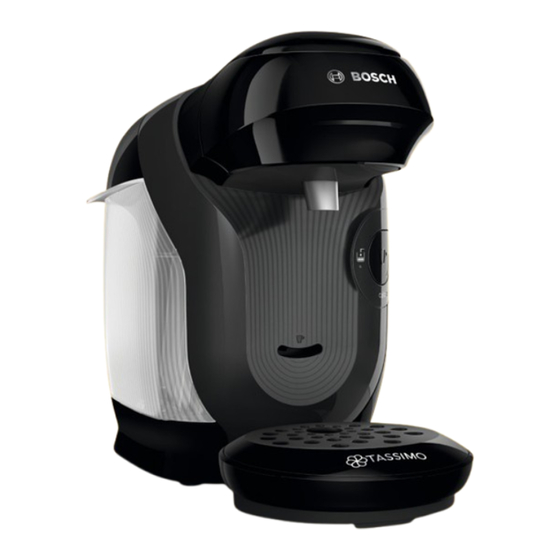 BOSCH TASSIMO STYLE FRIENDLY TAS11 SERIES INSTRUCTIONS FOR USE MANUAL ...
